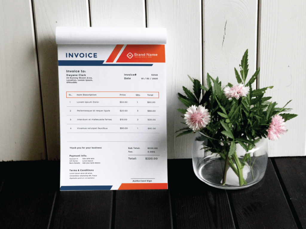 Invoice Book 4 Color Printing - Print House Printing Press